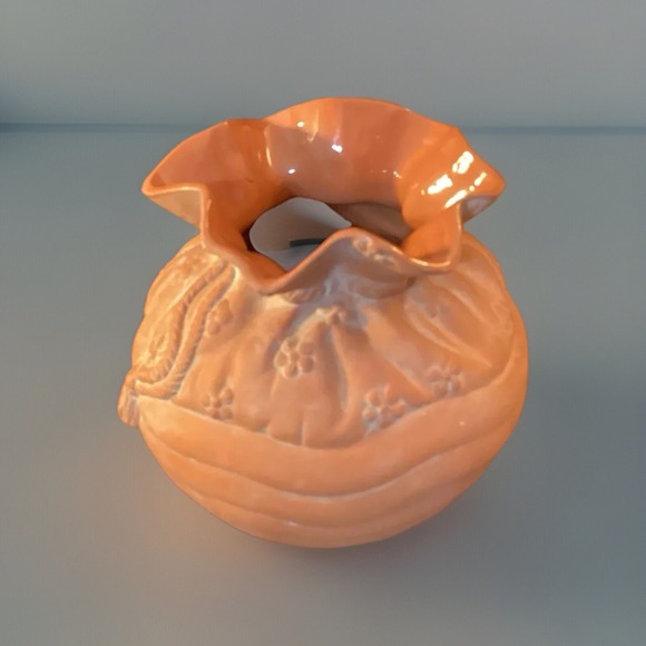 Handmade | Accents | Vintage Glazed Redware Pottery Vase 55 Tall X 6 ...
